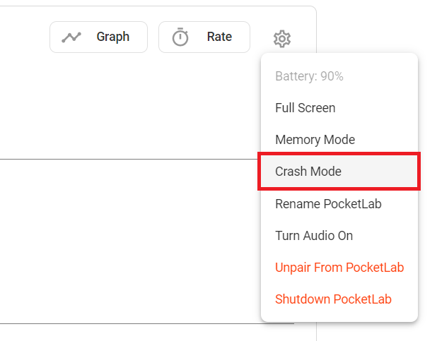 How to use Crash Mode with PocketLab G-Force